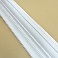 China GC-83032 108mm Dropshipping Anti Cracking Pre-Primed Plain Polyurethane Foam Pu Cornices for sale