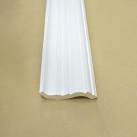 China GC-83032 108mm Dropshipping Anti Cracking Pre-Primed Plain Polyurethane Foam Pu Cornices for sale