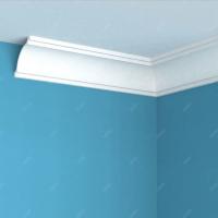China GC-83033 140mm Oem Service Quick Install Primed White Urethane Smooth Pu Cornice Moulding Foam for sale