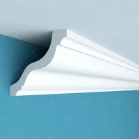 China GC-83038 Factory Supply Good Resilience Bedroom Polyurethane Smooth Decorative Corner Mouldings for sale