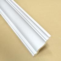 China GC-83038 Factory Supply Good Resilience Bedroom Polyurethane Smooth Decorative Corner Mouldings for sale