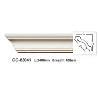 China GC-83041 108mm Factory Direct Sales Elegant Indoor Decorative Polyurethane Smooth Pu Mouldings for sale