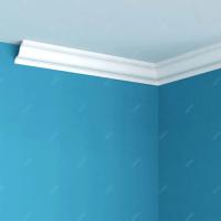 China GC-83048 Good Quality Europe Indoor Decoration Polyurethane Plain Crown Cornice for sale