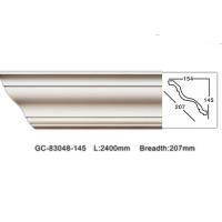 China GC-83048 Good Quality Europe Indoor Decoration Polyurethane Plain Crown Cornice for sale