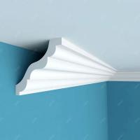 China GC-83050 125mm Factory Supply Post Modern Villa Polyurethane Plain Wall Ceiling Decoration Cornice for sale