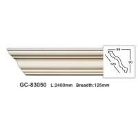 China GC-83050 125mm Factory Supply Post Modern Villa Polyurethane Plain Wall Ceiling Decoration Cornice for sale