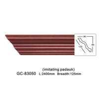 China GC-83050 125mm Factory Supply Post Modern Villa Polyurethane Plain Wall Ceiling Decoration Cornice for sale