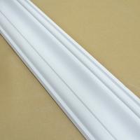 China GC-83052 109mm Hot Selling Contemporary Apartment Polyurethane Smooth Pu Cornice Mouldings for sale