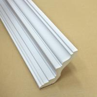 China GC-83053 129mm Factory Price Traditional Residential Polyurethane Plain Decorative Cornice for sale