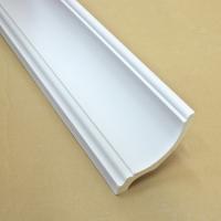 China GC-83054 122mm New Arrival Transitional Multi-Unit Residential Polyurethane Smooth Pu Crown Cornice Moulding for sale