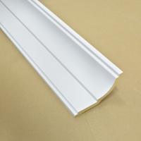 China GC-83059 118mm Guarantee Casual Bed Room Polyurethane Plain Hard Pu Foam Cornice for sale