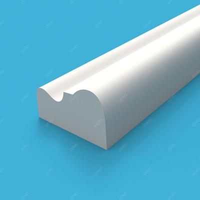 China 85001 24mm Hot Sale Light Weght Primed White small PU Smooth Waterproof Moulding for sale