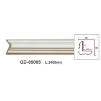 China GD-85005 30mm Factory Wholesale Classic Indoor Decorative Polyurethane Flat Pop Moulding for sale
