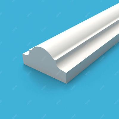 China GD-85008 40mm Good Quality Heat-Insulated Paintable Urethane Polymer Flat Moulding for sale