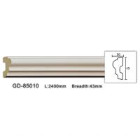 China GD-85010 43mm Hot Selling Environment Friendly House Renovation Polyurethane Smooth Pu Material Mouldings for sale