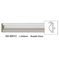 China GD-85012 43mm New Arrival Eco-Friendly House Redecoration Urethane Plain Polythurethane Ceiling Moulding for sale