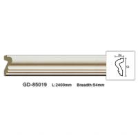 China GD-85019 54mm New Design Post Modern Residential Urethane Flat Decorative Mouldings Interior for sale