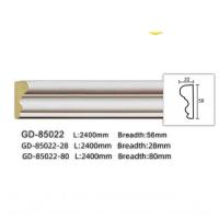 China GD-85022 56mm Wholesale Rustic Corrosion Resistance Urethane Plain Pu Decorative Ceiling Moulding for sale
