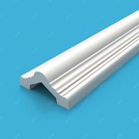 China GD-85028 70mm Factory Supply Vintage Flame Resistance Urethane Flat Pu Chair Rail for sale