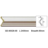 China GD-85028 70mm Factory Supply Vintage Flame Resistance Urethane Flat Pu Chair Rail for sale