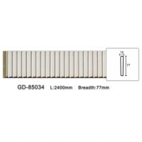 China GD-85034 77mm OEM/ODM Manufacturer Easy Install Reliability PU Plain Architectural Mouldings for sale