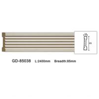 China GD-85038 85mm New Design Rural Factory Primed PU Smooth Polyurethane Molding for sale