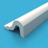 China GD-85040 85mm Quantity Discount Antique Fire Retardant Urethane Polymer Plain Polyurethane Chair Rail Moulding for sale