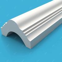 China GD-85047 98mm Good Quality Gorgeous Pre-Primed White PU Plain Pu Foam Chair Rails for sale