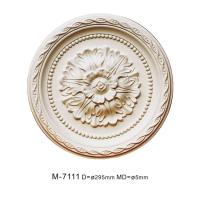 China M-7111 Pop Pu Foam Square Fireproof Architectural Cornice Design for sale