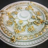 China M-7127 Modern Plastic Artistic Waterproof House Renovation Ceiling Rose Moulding for sale