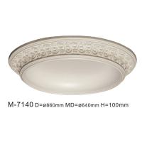 China M-7140 New Design Urethane Polymer Floral Rosette Flame Resistance Luxury Ancient Medallions for sale