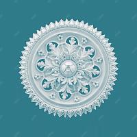 China M-7143 Eco-Friendly Pu Rosettes Easily Paintable Architectural Ceiling Tiles for sale
