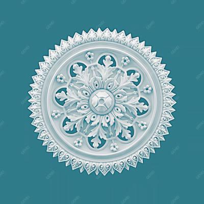 China M-7143 Eco-Friendly Pu Rosettes Easily Paintable Architectural Ceiling Tiles for sale