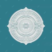 China M-7145 High Density Urethane Rose Anti-Aging Precast Ceiling Tiles Panel for sale