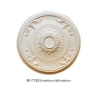 China M-7152 European Style Construction Material Helene Rosette Low-Maintenance Concrete Ceiling Panels for sale