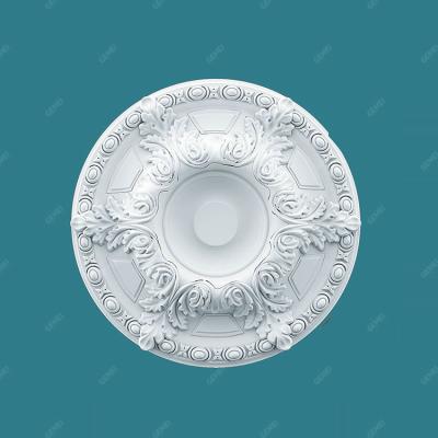 China M-7161 Eco-Friendly Pu Rosettes Easily Paintable Art Ceiling Medallion Board for sale