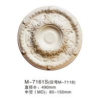 China M-7161 Eco-Friendly Pu Rosettes Easily Paintable Art Ceiling Medallion Board for sale