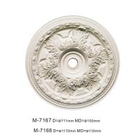 China M-7167 Wholesale Polyurethane Medallions Design Moulding Tiles Cornice Rose Panel Ancient Panels Board 3D Ceiling Medallion for sale