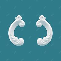 China GH-8088 Oem Service French Style Light Weight Urethane Polyurethane Veneer Ornaments for sale
