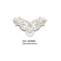 China GH-8088 Oem Service French Style Light Weight Urethane Polyurethane Veneer Ornaments for sale