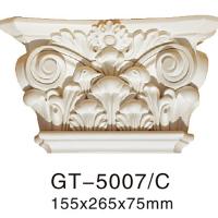 China GT-5007 Roman Column Pilaster Pu Exterior Columns Molds Cement Concrete House Moulds Decoration Flat Corbel Design Pillars for sale