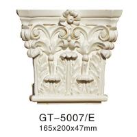 China GT-5007 Roman Column Pilaster Pu Exterior Columns Molds Cement Concrete House Moulds Decoration Flat Corbel Design Pillars for sale