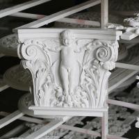 China GT-5009 Roman Column Decorative Mold Plastic Mould Moulding Mouldings White Plaster Design Molds Pu Columns Pillar For Sale for sale