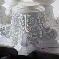 China PU-4801-30 Cornice Pillars Mold Molding Column Roman Plaster Barocca Pillar Decoupage Silicone Mouldings for sale