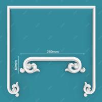 China GD-85003-15 Hot-Sale Polyurethane Foam Flat Fireproof Interior Decorative Wainscoting For Home Office for sale