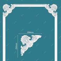China GD-85008 Hot-Sale Pu Foam Flat Fireproof Architectural Corner Mouldings For Church for sale