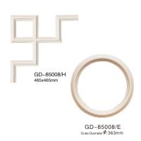 China GD-85008 Hot-Sale Pu Foam Flat Fireproof Architectural Corner Mouldings For Church for sale
