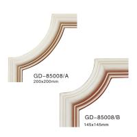 China GD-85008 Hot-Sale Pu Foam Flat Fireproof Architectural Corner Mouldings For Church for sale