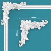 China GD-85011 Wholesale Pu Foam Panel Corrosion Resistance House Redecoration Corner Mouldings For Apartment for sale