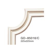 China GD-85016 Safety Pu Foam Flat Flame Resistance Residential Corner Mouldings For Home Decor for sale